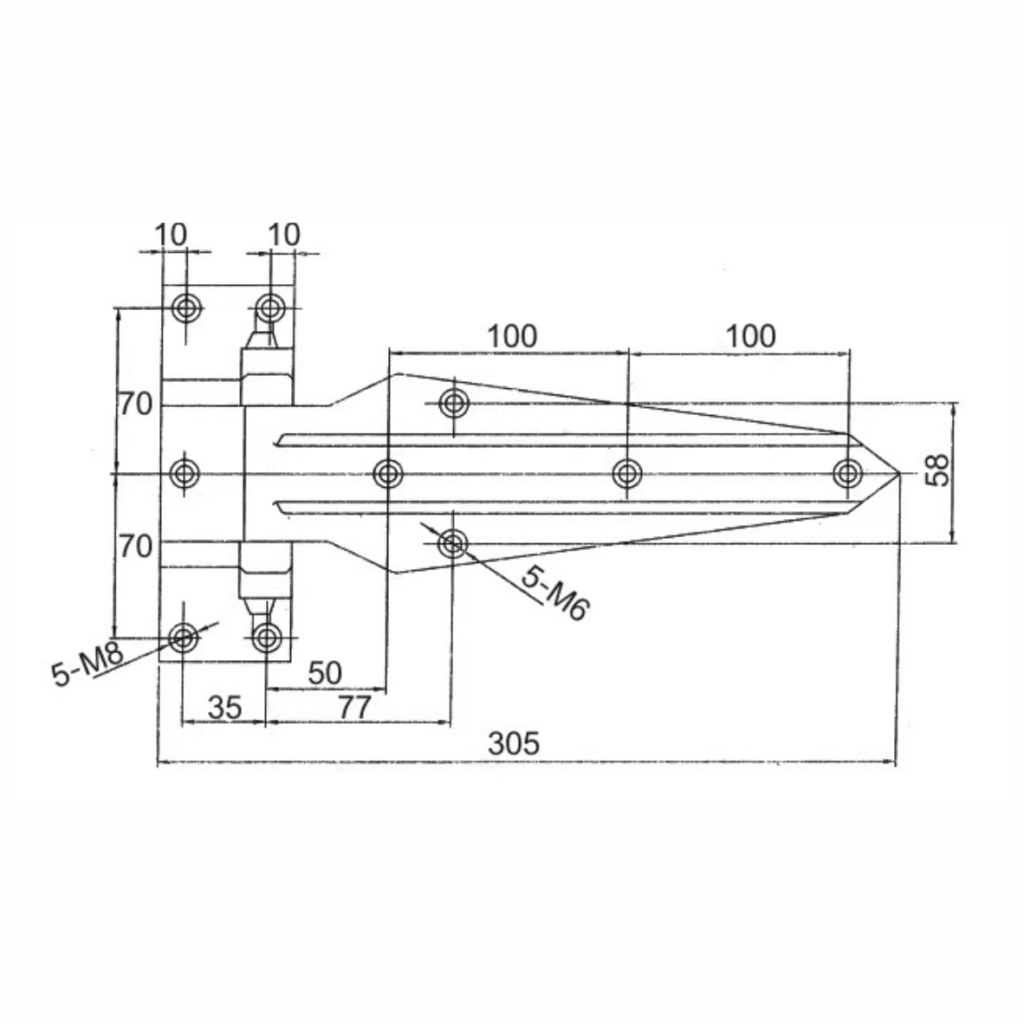Chrome Leaf Hinge – Qualiparts